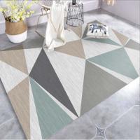 China Customizable Crystal Velvet Living Room Floor Carpet 80x120cm Machine Washable for sale