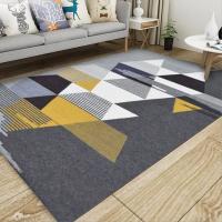 China Customizable Crystal Velvet Living Room Floor Carpet 80x120cm Machine Washable for sale