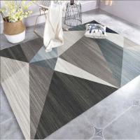 China Customizable Crystal Velvet Living Room Floor Carpet 80x120cm Machine Washable for sale