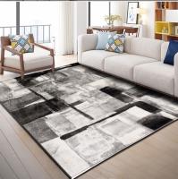 China Customizable Crystal Velvet Living Room Floor Carpet 80x120cm Machine Washable for sale