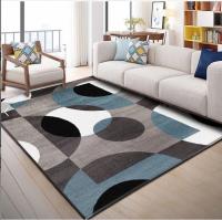 China Customizable Crystal Velvet Living Room Floor Carpet 80x120cm Machine Washable for sale