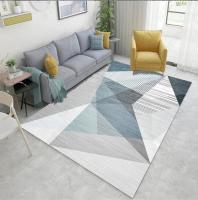 China Customizable Crystal Velvet Living Room Floor Carpet 80x120cm Machine Washable for sale