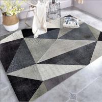 China Customizable Crystal Velvet Living Room Floor Carpet 80x120cm Machine Washable for sale