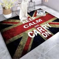 China Polyester Fiber Living Room Carpet 6mm Thick Machine Washable Custom Size for sale