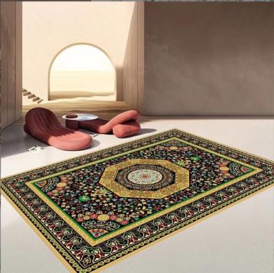 China European Style Polyester Fiber Living Room Carpet 160x230cm Dust Proof Water Absorbent for sale