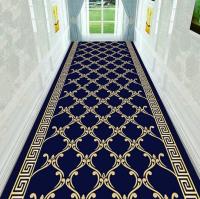 China Custom 3D Printed Flowers Commercial Floor Mat 60x80cm Polyester Entrance Carpet for sale