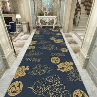 China Custom 3D Printed Flowers Commercial Floor Mat 60x80cm Polyester Entrance Carpet for sale