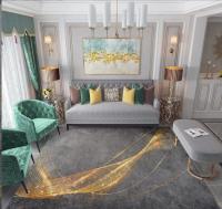 China North European Crystal Velvet Living Room Floor Carpet 180x250cm Machine Washable for sale