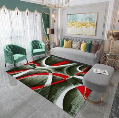 China North European Crystal Velvet Living Room Floor Carpet 180x250cm Machine Washable for sale