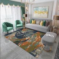 China North European Crystal Velvet Living Room Floor Carpet 180x250cm Machine Washable for sale