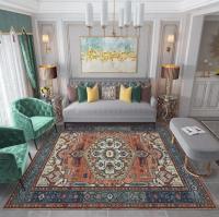 China North European Crystal Velvet Living Room Floor Carpet 180x250cm Machine Washable for sale