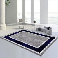China Polyester Fiber Living Room Carpet Modern Simple Nordic Style 6mm Thickness Custom Size for sale