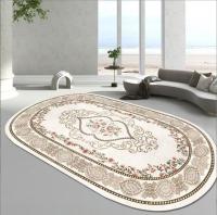 China Polyester Fiber Living Room Carpet Modern Simple Nordic Style 6mm Thickness Custom Size for sale
