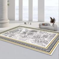 China Polyester Fiber Living Room Carpet Modern Simple Nordic Style 6mm Thickness Custom Size for sale