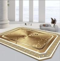 China Polyester Fiber Living Room Carpet Modern Simple Nordic Style 6mm Thickness Custom Size for sale