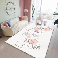 China Modern Imitation Cashmere Living Room Floor Carpet 200x300cm Machine Washable for sale