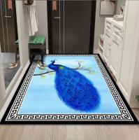 China Polyester Fiber Chinese Style Entrance Door Living Room Floor Carpet 40x60cm Custom Size for sale