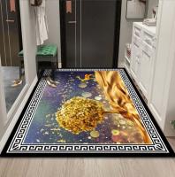 China Polyester Fiber Chinese Style Entrance Door Living Room Floor Carpet 40x60cm Custom Size for sale