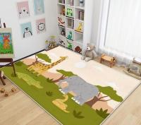 China Custom Cartoon Crystal Velvet Sofa Bedroom Living Room Floor Carpet 100x180cm for sale