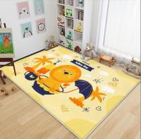 China Custom Cartoon Crystal Velvet Sofa Bedroom Living Room Floor Carpet 100x180cm for sale