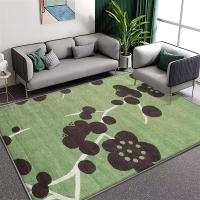 China Crystal Velvet Flower Carpet 100x180cm for Living Room Bedroom Sofa Floor Mat for sale