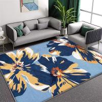 China Crystal Velvet Flower Carpet 100x180cm for Living Room Bedroom Sofa Floor Mat for sale