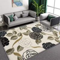 China Crystal Velvet Flower Carpet 100x180cm for Living Room Bedroom Sofa Floor Mat for sale