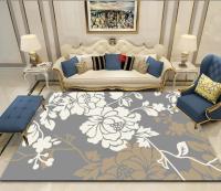 China Crystal Velvet Living Room Floor Carpet 160x230cm Machine Washable Rectangle Rug for sale