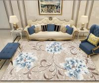China Crystal Velvet Living Room Floor Carpet 160x230cm Machine Washable Rectangle Rug for sale