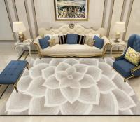 China Crystal Velvet Living Room Floor Carpet 160x230cm Machine Washable Rectangle Rug for sale