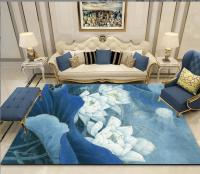 China Crystal Velvet Living Room Floor Carpet 160x230cm Machine Washable Rectangle Rug for sale