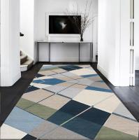 China European Style Polyester Fiber Commercial Floor Mat 60x100cm Custom Entrance Corridor Stairway Hotel for sale