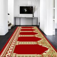 China European Style Polyester Fiber Commercial Floor Mat 60x100cm Custom Entrance Corridor Stairway Hotel for sale