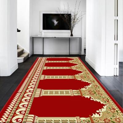 China European Style Polyester Fiber Commercial Floor Mat 60x100cm Custom Entrance Corridor Stairway Hotel for sale