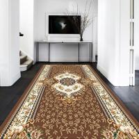 China European Style Polyester Fiber Commercial Floor Mat 60x100cm Custom Entrance Corridor Stairway Hotel for sale