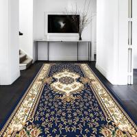 China European Style Polyester Fiber Commercial Floor Mat 60x100cm Custom Entrance Corridor Stairway Hotel for sale