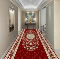China Custom Polyester Fiber Commercial Entrance Mat 60x100cm Hotel Corridor Carpet for sale