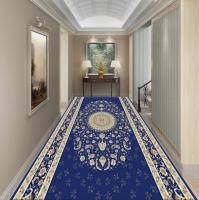 China Custom Polyester Fiber Commercial Entrance Mat 60x100cm Hotel Corridor Carpet for sale
