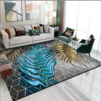 China Crystal Velvet Floor Carpet 6mm Thick Machine Washable Rug for Living Room Bedroom for sale