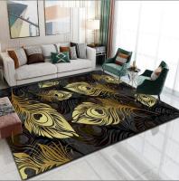 China Crystal Velvet Floor Carpet 6mm Thick Machine Washable Rug for Living Room Bedroom for sale