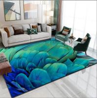 China Crystal Velvet Floor Carpet 6mm Thick Machine Washable Rug for Living Room Bedroom for sale
