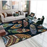 China Crystal Velvet Floor Carpet 6mm Thick Machine Washable Rug for Living Room Bedroom for sale