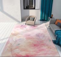 China Crystal Velvet Floor Carpet 6mm Thick Machine Washable Rug for Living Room Bedroom for sale