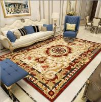 China Persian Pattern Polyester Fiber Living Room Floor Carpet 100x200 cm Custom Size for sale