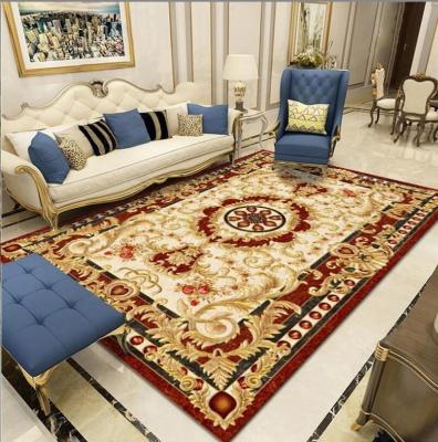 China Persian Pattern Polyester Fiber Living Room Floor Carpet 100x200 cm Custom Size for sale