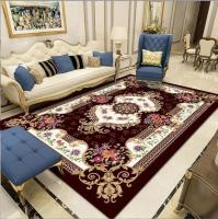 China Persian Pattern Polyester Fiber Living Room Floor Carpet 100x200 cm Custom Size for sale