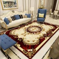 China Persian Pattern Polyester Fiber Living Room Floor Carpet 100x200 cm Custom Size for sale