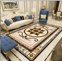 China Persian Pattern Polyester Fiber Living Room Floor Carpet 100x200 cm Custom Size for sale