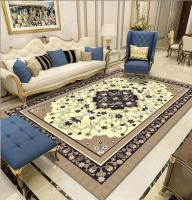 China Persian Pattern Polyester Fiber Living Room Floor Carpet 100x200 cm Custom Size for sale