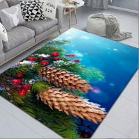 China Polyester Fiber Living Room Carpet 5mm Thick Custom Size Machine Washable for sale